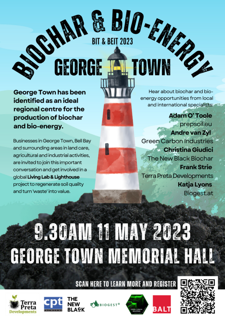 Biochar Living Lab & Lighthouse – Business Action Learning Tasmania